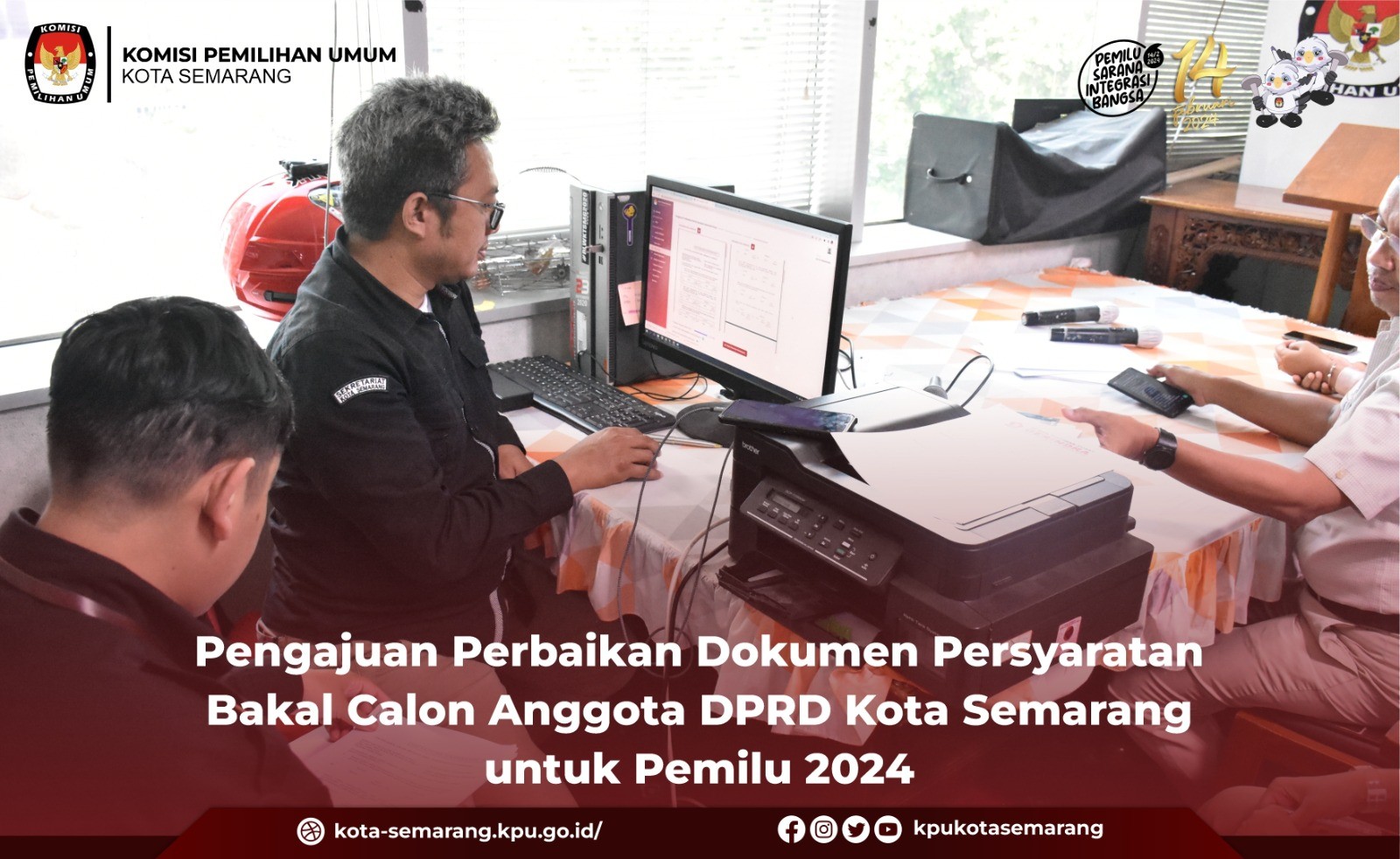 KPU KOTA-SEMARANG - KPU Kota Semarang Terima Pengajuan Perbaikan Dokumen Persyaratan Bacalon ...